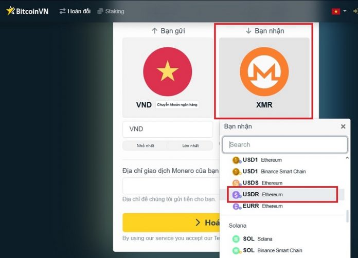 USDR là gì? Cách hoán đổi USDR tại Việt Nam - BitcoinVN News